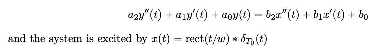 Solved A2y′′ T A1y′ T A0y T B2x′′ T B1x′ T B0 Ed By