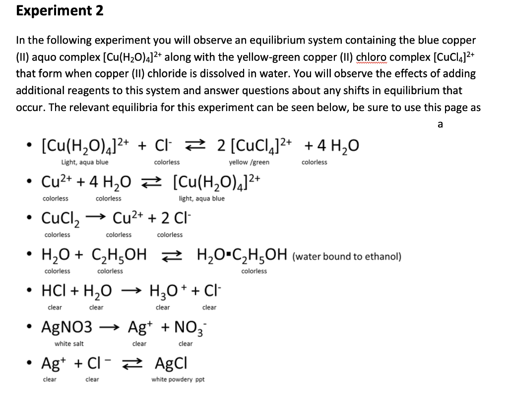 In the following experiment you will observe an | Chegg.com