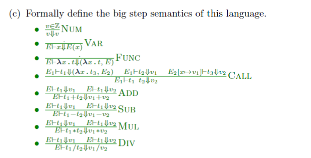Solved given variant for the abstract syntax of this | Chegg.com