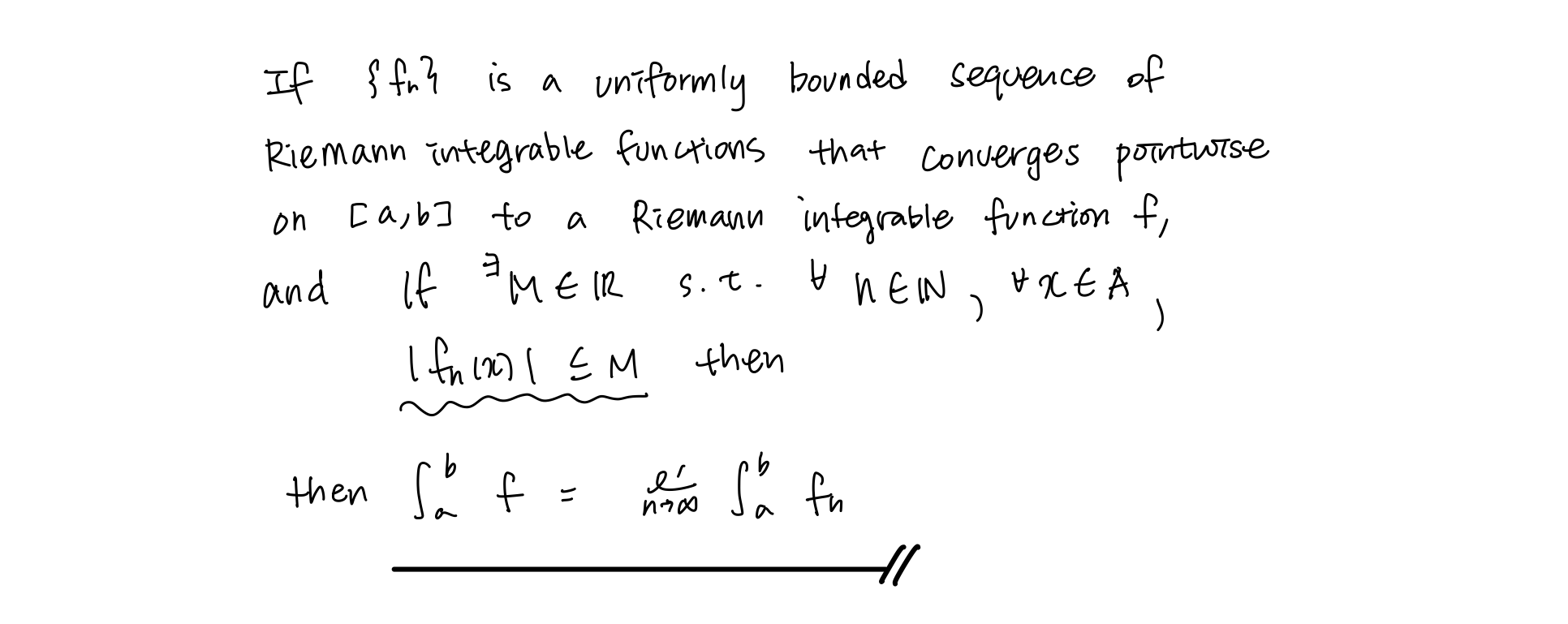 Solved (Intro to Analysis) Prove the Bounded Convergence | Chegg.com