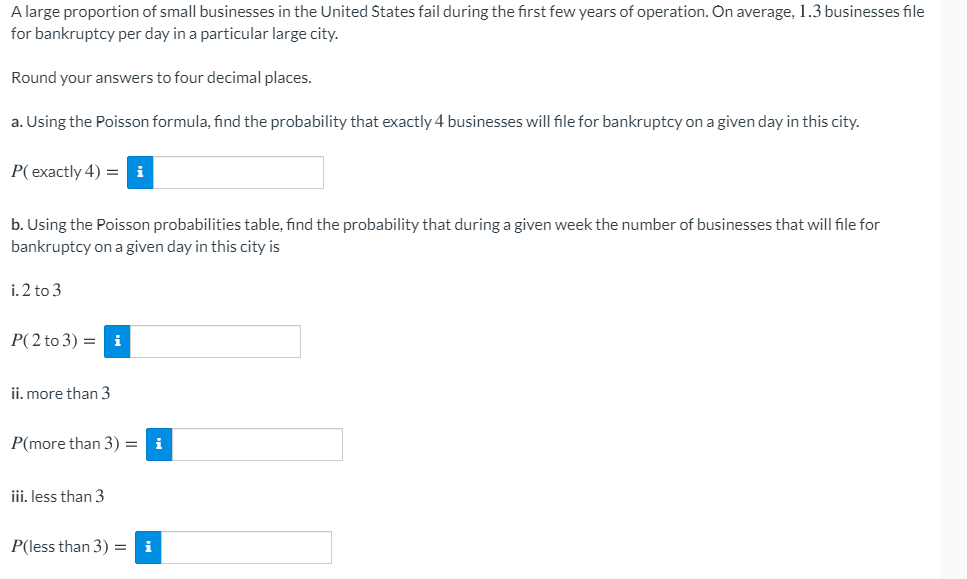 Solved A large proportion of small businesses in the United | Chegg.com