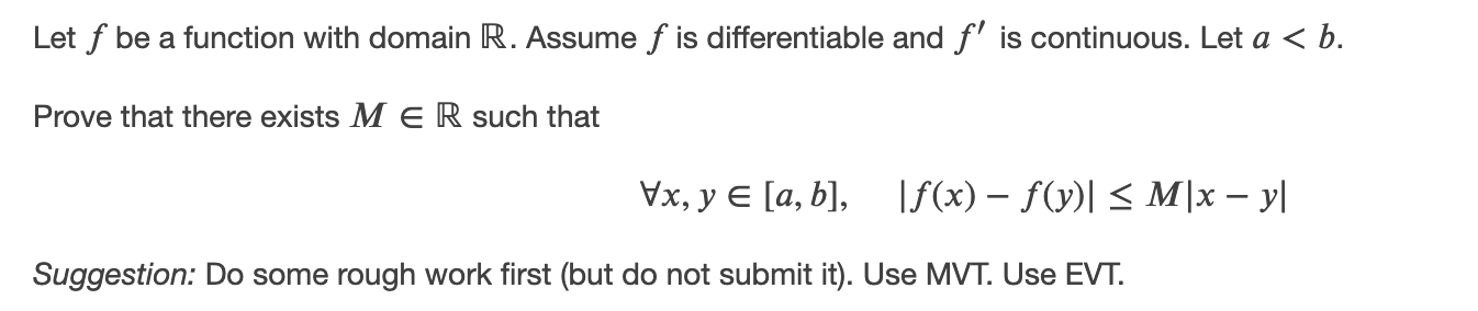 Solved Let f be a function with domain R. Assume f is | Chegg.com