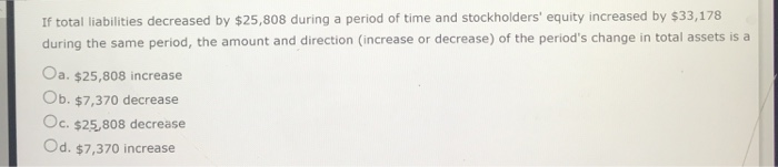 Solved The business entity assumption means that Oa. an | Chegg.com