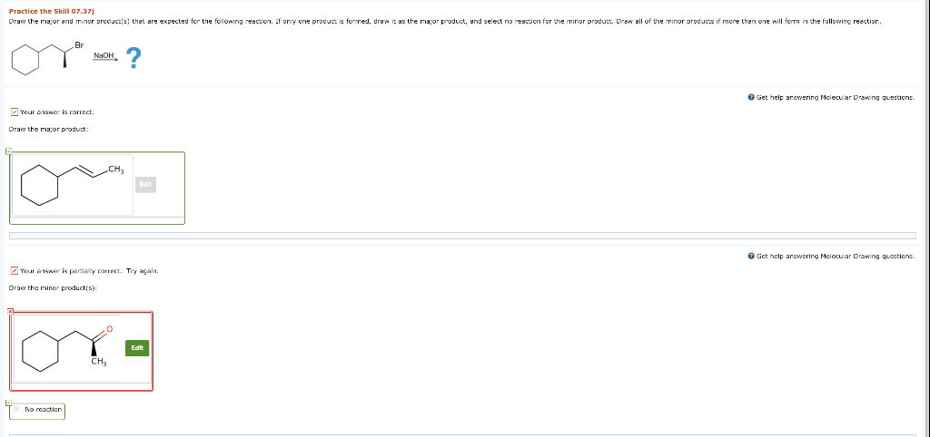 Solved Practice the skill 07.37) Draw the major and minor | Chegg.com