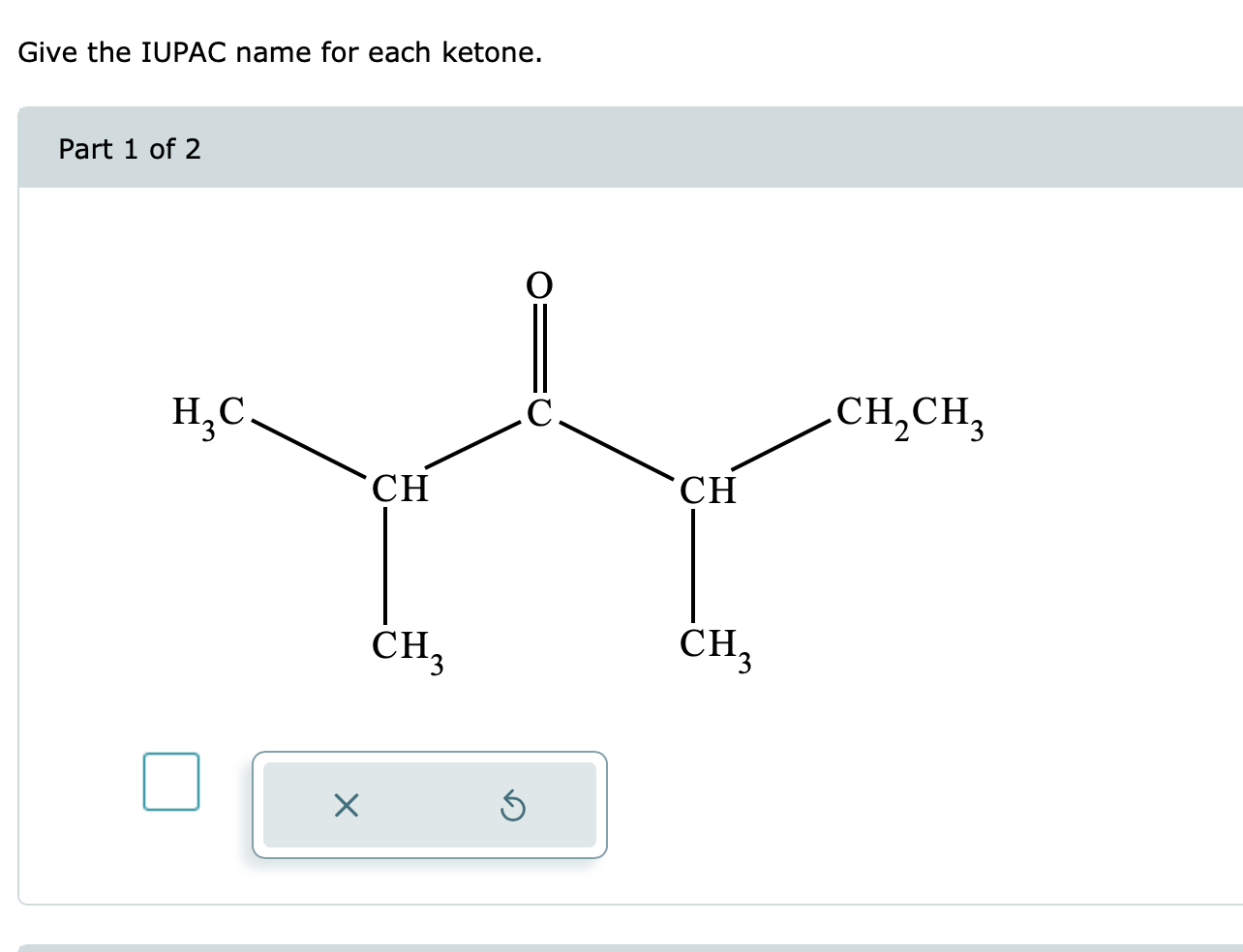 Solved Give the IUPAC name for each ketone. | Chegg.com