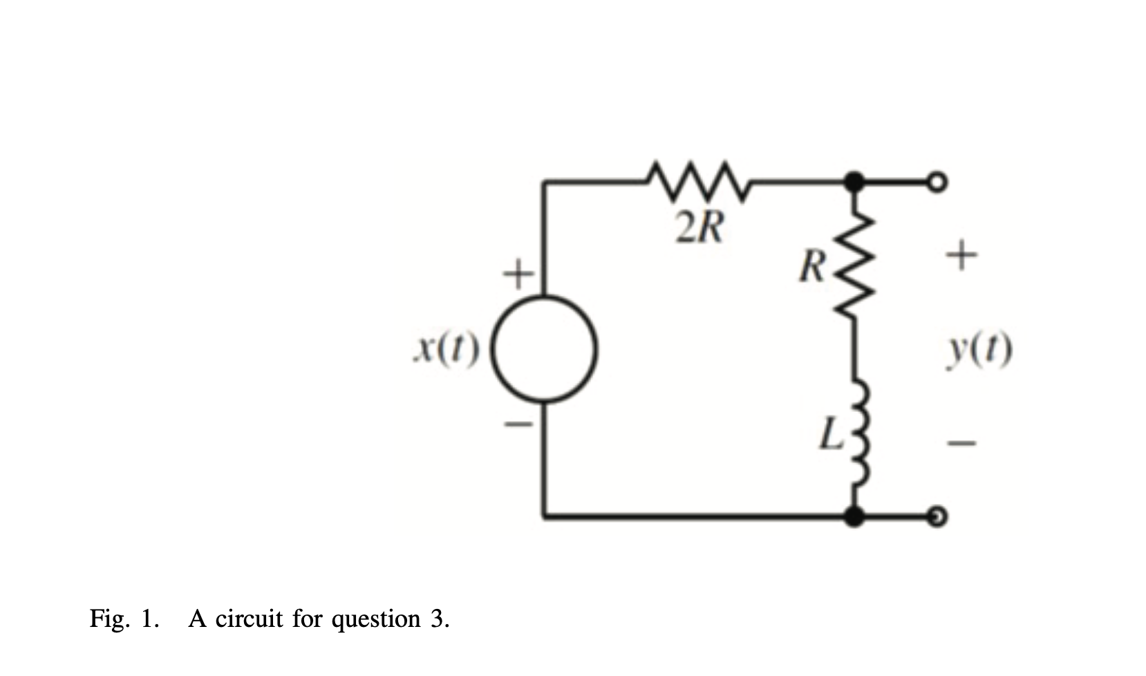 Solved Fig 1 A Circuit For Question 3estion 3 Consider 