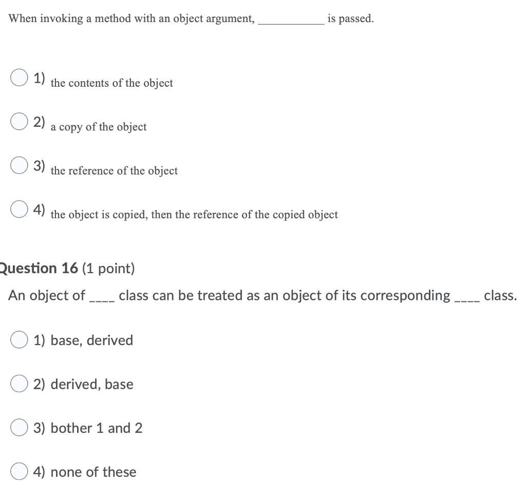 Solved When Invoking A Method With An Object Argument Is 