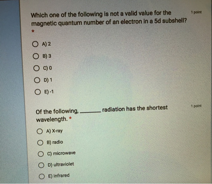 Solved The lowest orbital energy is reached when the number | Chegg.com