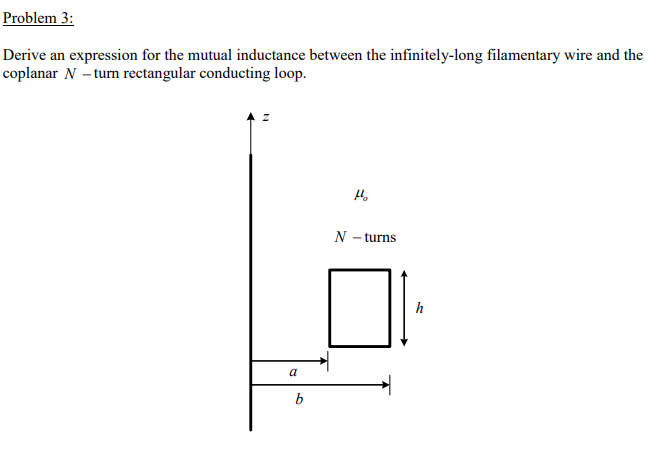 Solved Problem 3: Derive an expression for the mutual | Chegg.com