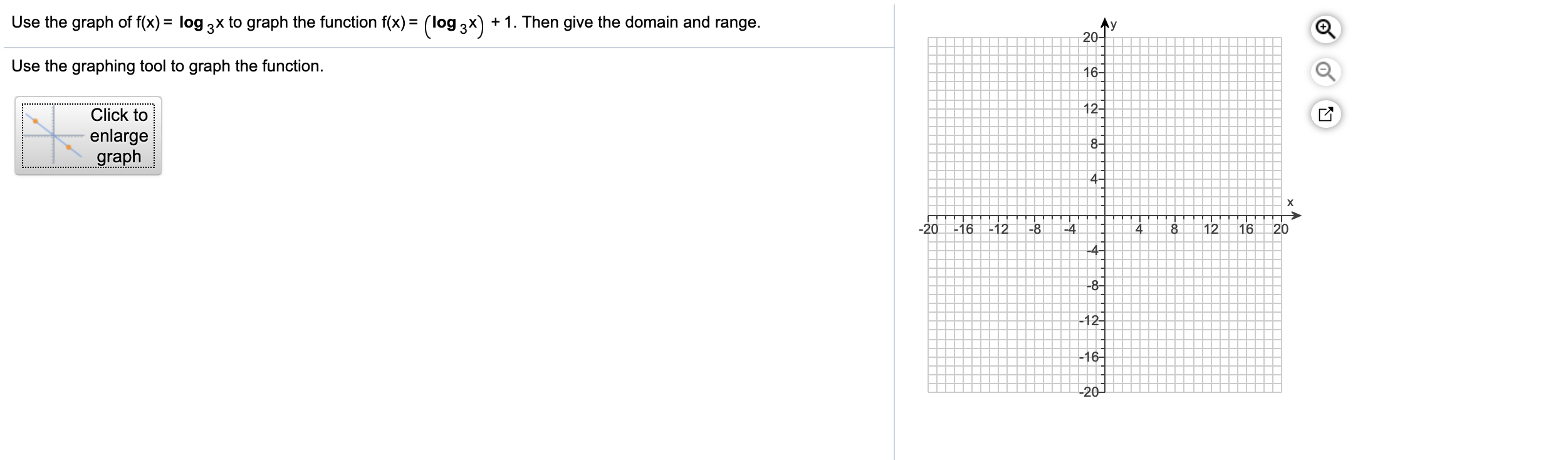 Solved Use the graph of f(x) = log 3x to graph the function | Chegg.com