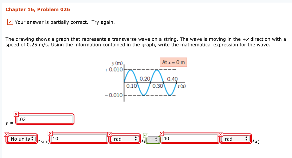 Solved Chapter 16, Problem 026 Your answer is partially | Chegg.com