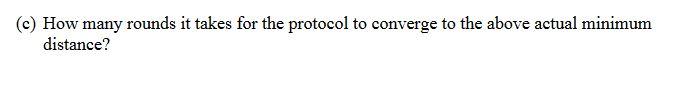Solved Suppose we are using Distance Vector Routing | Chegg.com