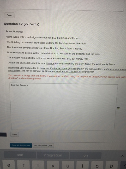 (Solved) : Draw Er Model Using Weak Entity Design Relation Ssu ...