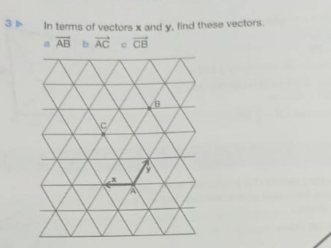 Solved 3> In ﻿terms of ﻿vectors x ﻿and y, ﻿find these | Chegg.com