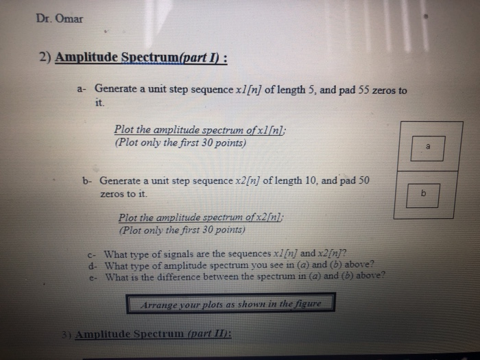 Solved Signals And Systems Lab 2 Sequence Generation A 0813