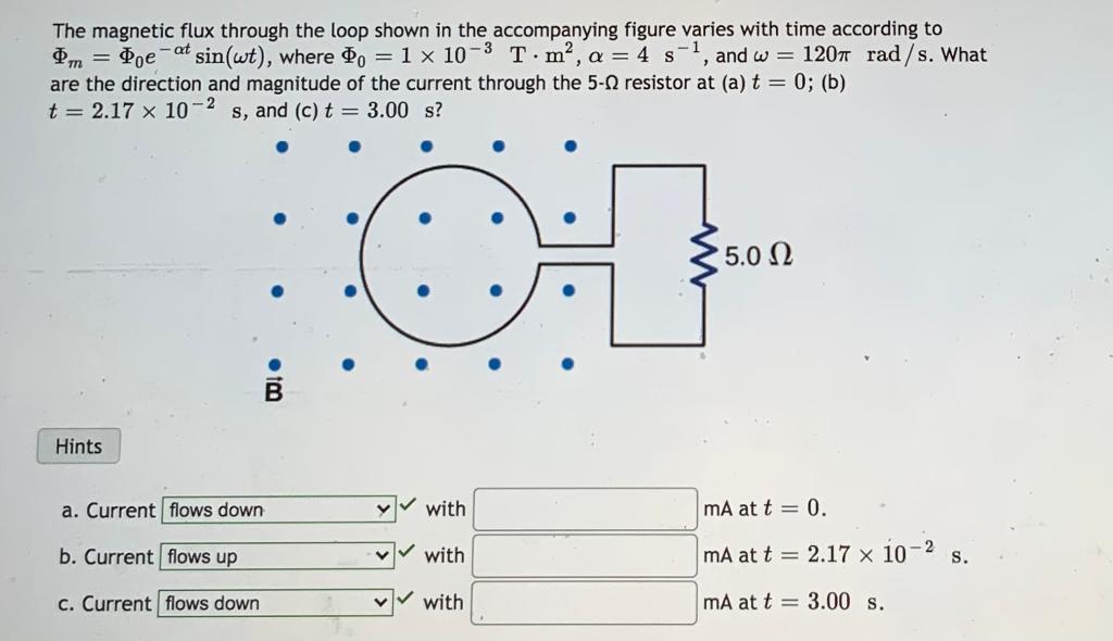 Solved The accompanying figure shows a single-turn | Chegg.com