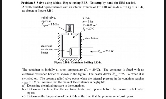 Solved Problem3 Solve using tables. Repeat using EES. No | Chegg.com