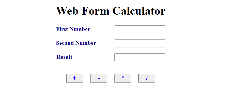 Solved Create a Web Forms project called Assignment4 that | Chegg.com