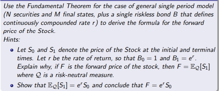 Solved Use the Fundamental Theorem for the case of general | Chegg.com