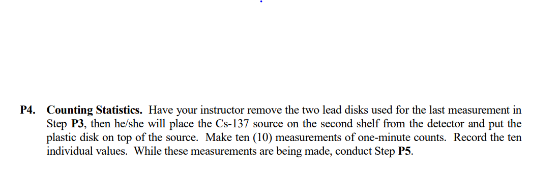 Solved W4. Using the data obtained in Step P4, calculate the | Chegg.com