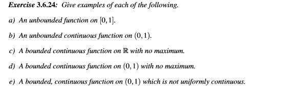 Solved Exercise 3.6.24: Give examples of each of the | Chegg.com