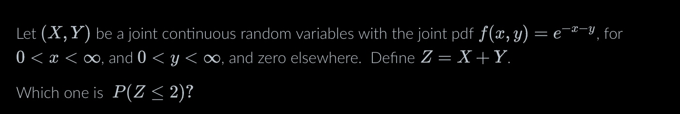 Solved Let Xy Be A Joint Continuous Random Variables With 