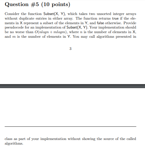 Solved Question #5 (10 points) Consider the function | Chegg.com