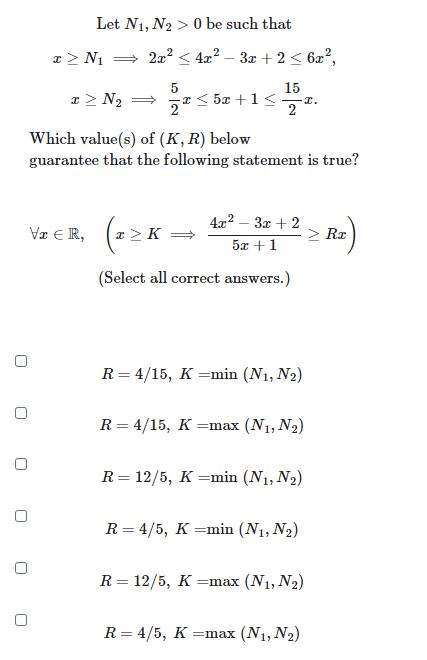 Solved Let N1,N2>0 ﻿be such | Chegg.com