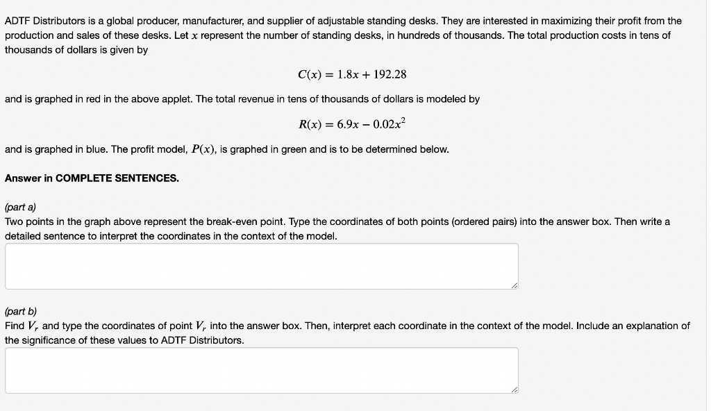 Solved ADTF Distributors is a global producer, manufacturer, | Chegg.com