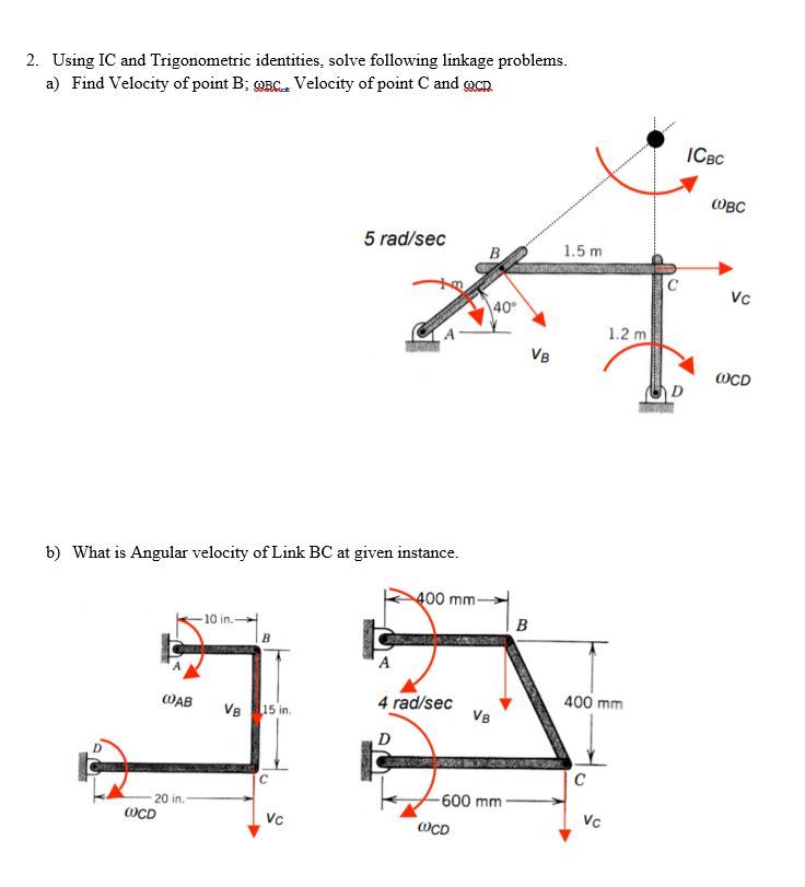 Solved 2. Using IC and Trigonometric identities, solve | Chegg.com