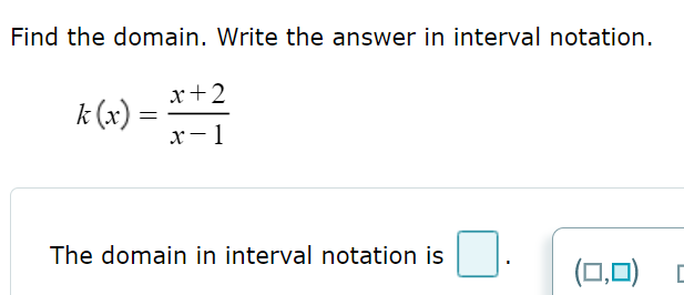 Solved Find The Domain. Write The Answer In Interval 