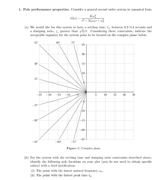 Solved Pole performance properties. Consider a general | Chegg.com