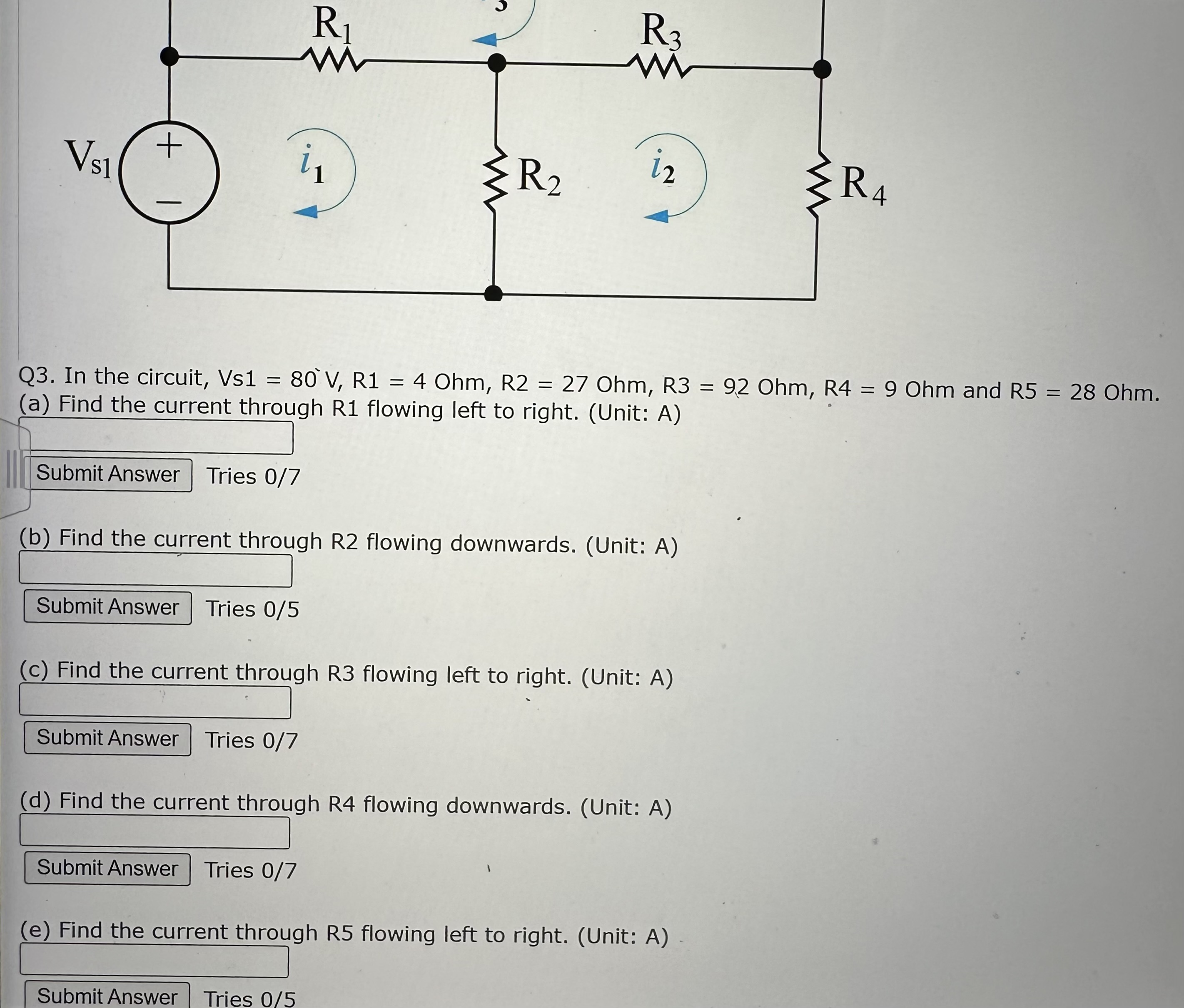 Solved Q3. In the circuit, | Chegg.com
