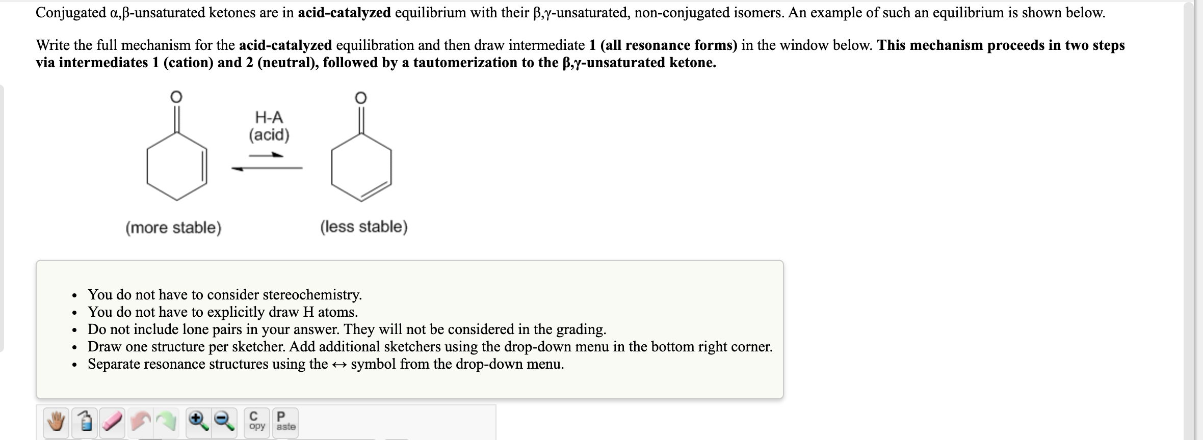 Solved Conjugated 0,3-unsaturated ketones are in | Chegg.com