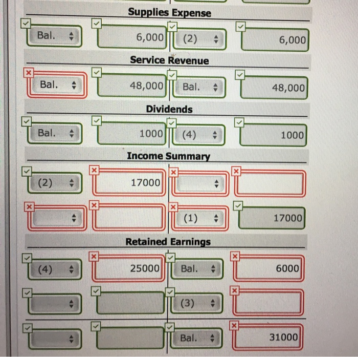 Solved Brief Exercise 4-5 Your answer is partially correct. | Chegg.com