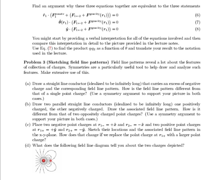 Solved Find an argument why these three equations together | Chegg.com