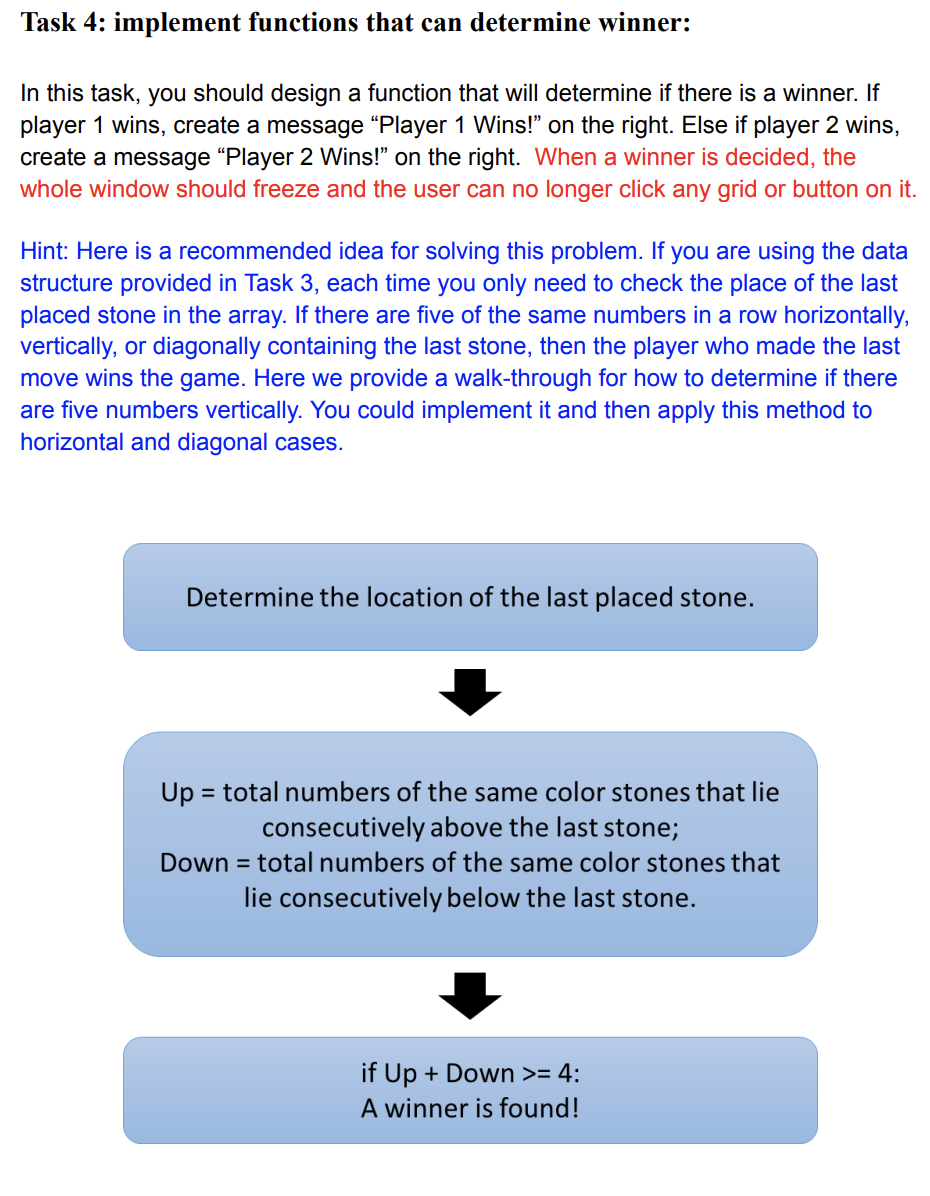 Description: In this project, you will create a Renju | Chegg.com