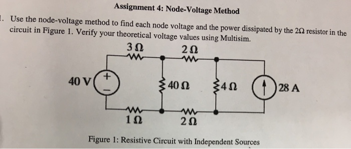 Solved Use the node-voltage method to find each node | Chegg.com