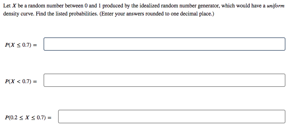 Solved Let X be a random number between 0 and 1 produced by | Chegg.com