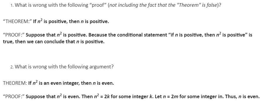Solved I need help to Identify the logical error in both | Chegg.com