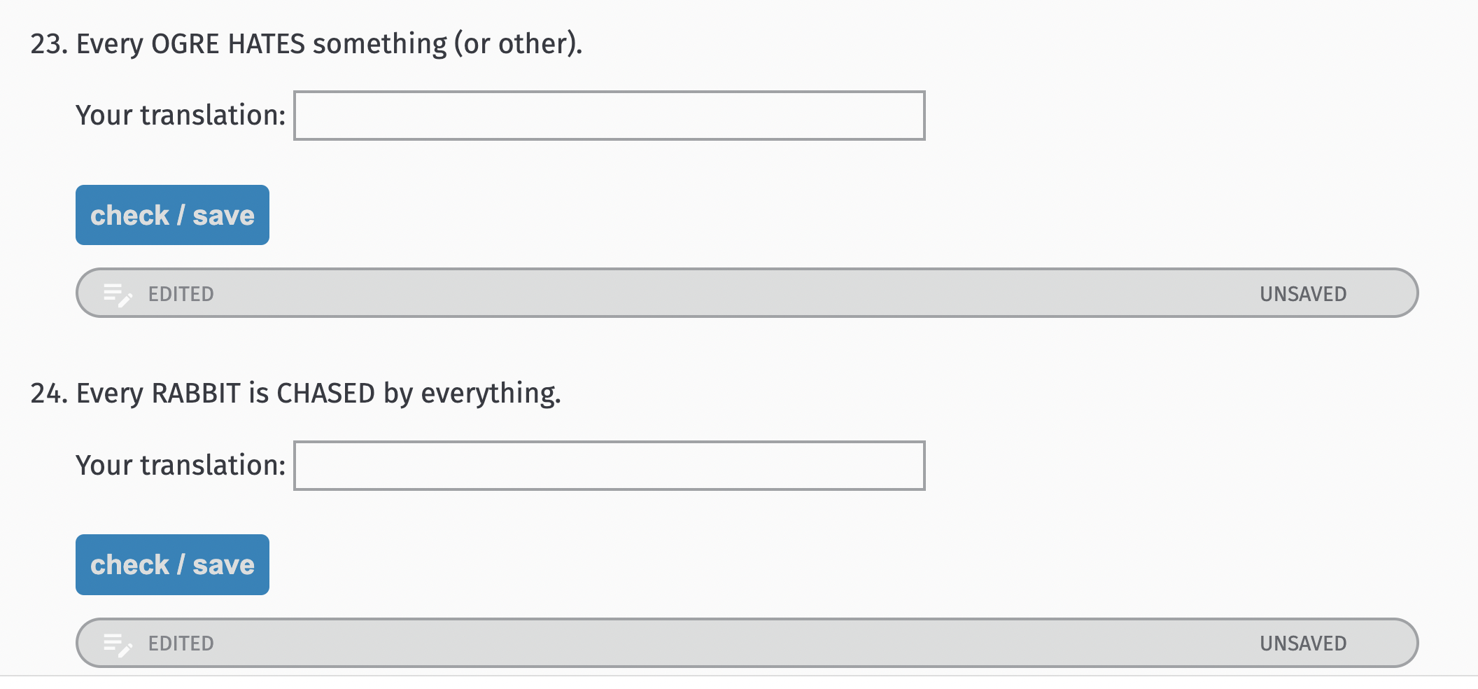 Solved Translate the following statements into the language | Chegg.com