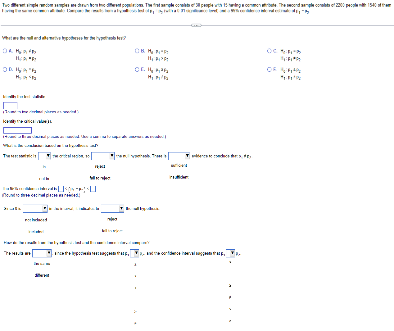Solved having the same common attribute. Compare the results | Chegg.com