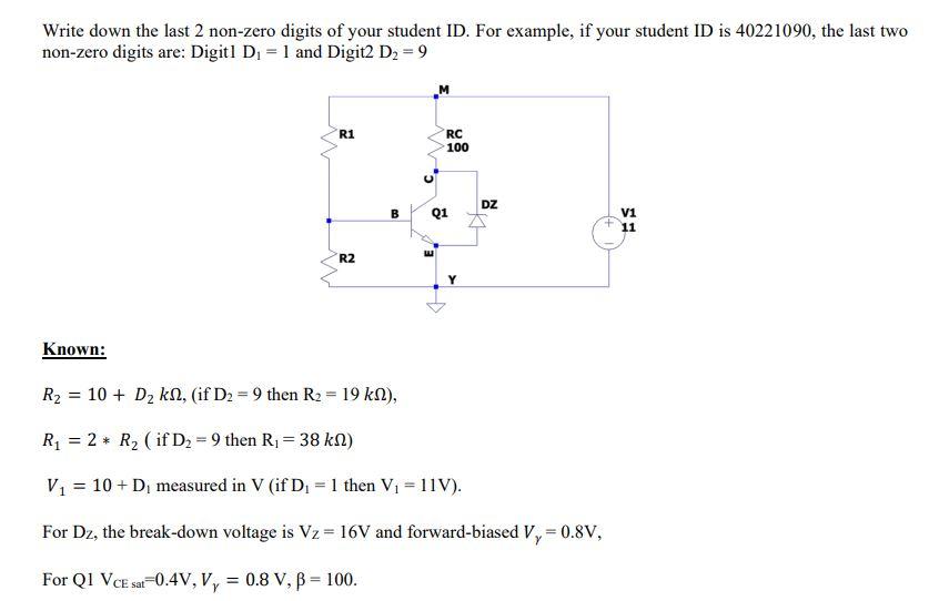 Solved Write down the last 2 non-zero digits of your student | Chegg.com