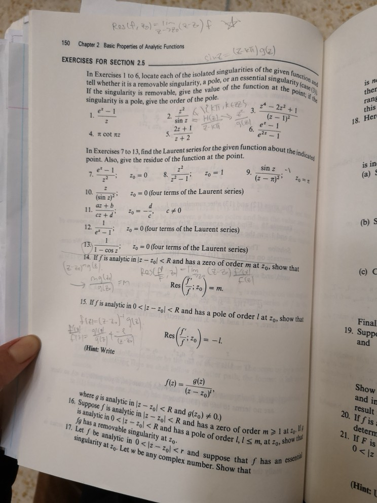 Solved 150 Chapter 2 Basic Properties of Analytic Functions | Chegg.com