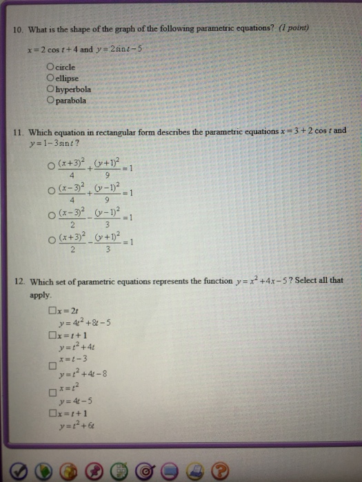 Solved 7. Explain how you would graph the following set of | Chegg.com