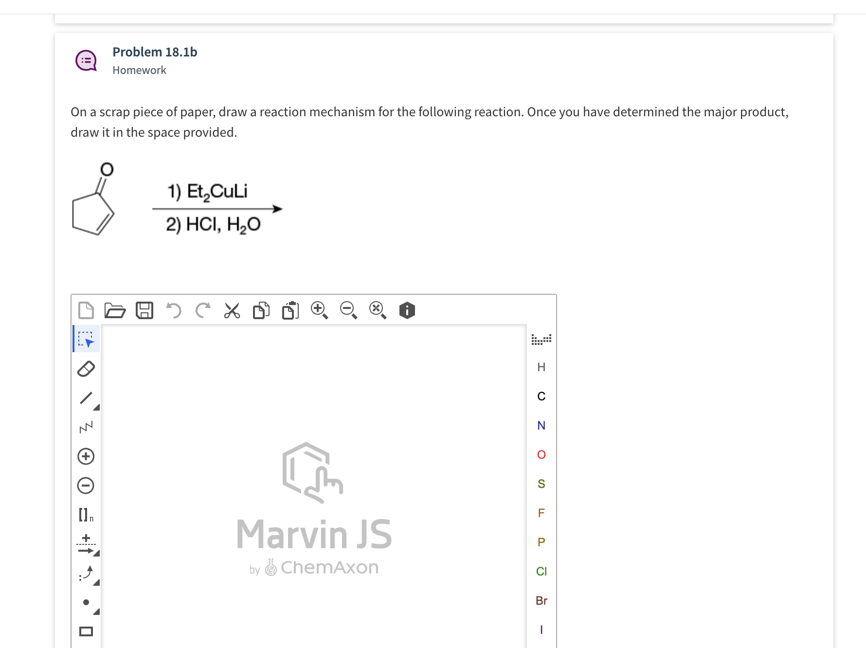 Solved Problem 18.1b On a scrap piece of paper, draw a | Chegg.com
