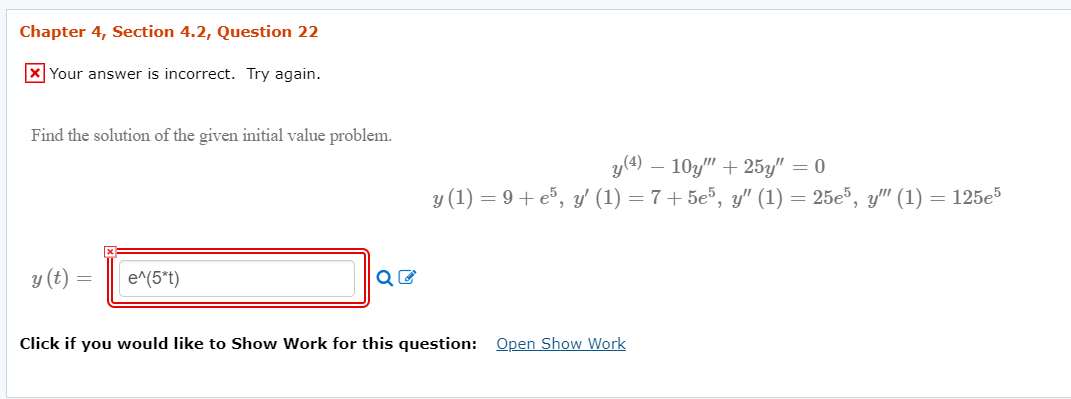 Solved Chapter 4, Section 4.2, Question 22 x Your answer is | Chegg.com