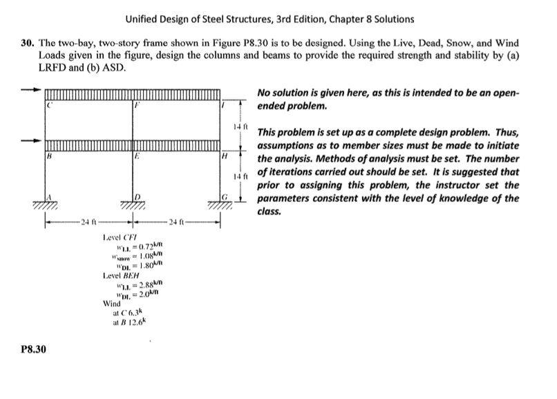 Unified Design of Steel Structures, 3rd Edition, | Chegg.com