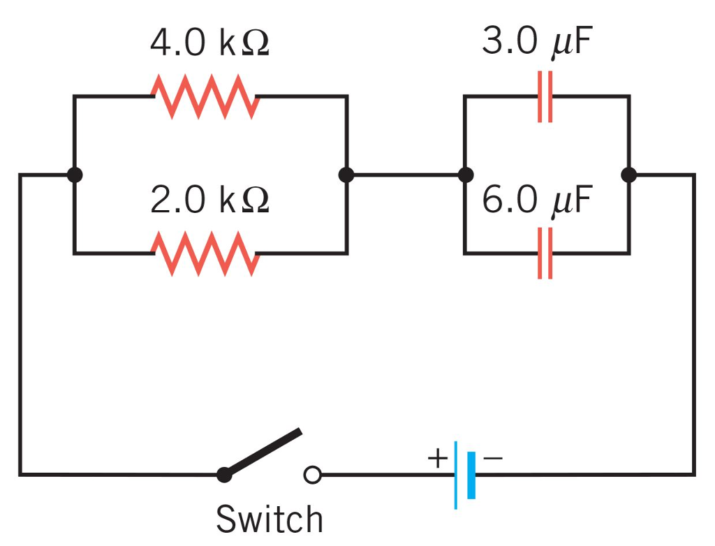 Solved The following figure shows two capacitors in parallel | Chegg.com