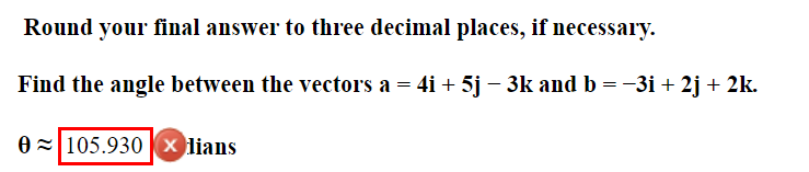 Solved Round your final answer to three decimal places, if | Chegg.com